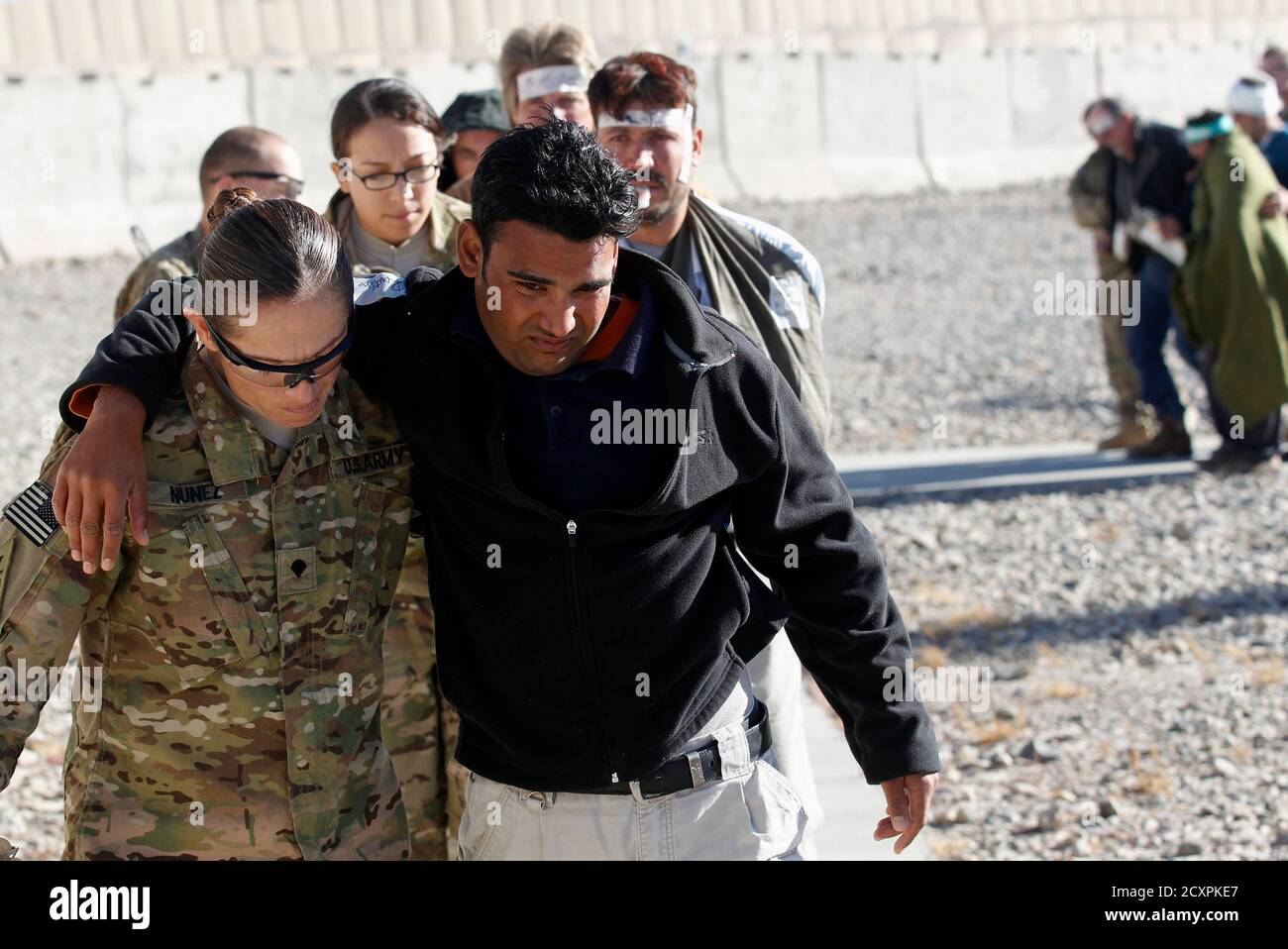 On forward operating base shank hi-res stock photography and images - Alamy