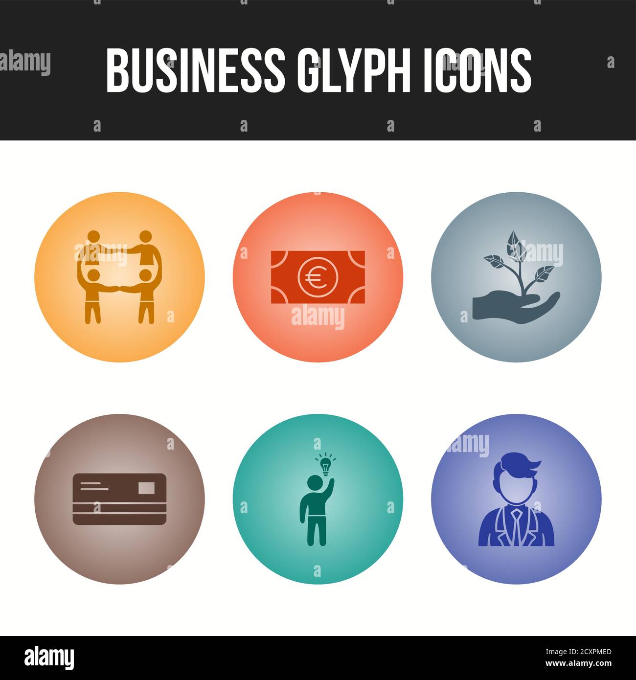 Unique 6 icons for personal and commercial use Stock Vector Image & Art ...
