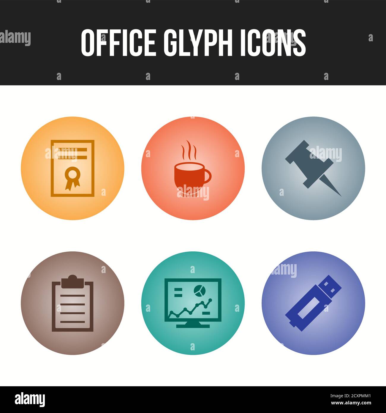 Unique 6 icons for personal and commercial use Stock Vector Image & Art ...