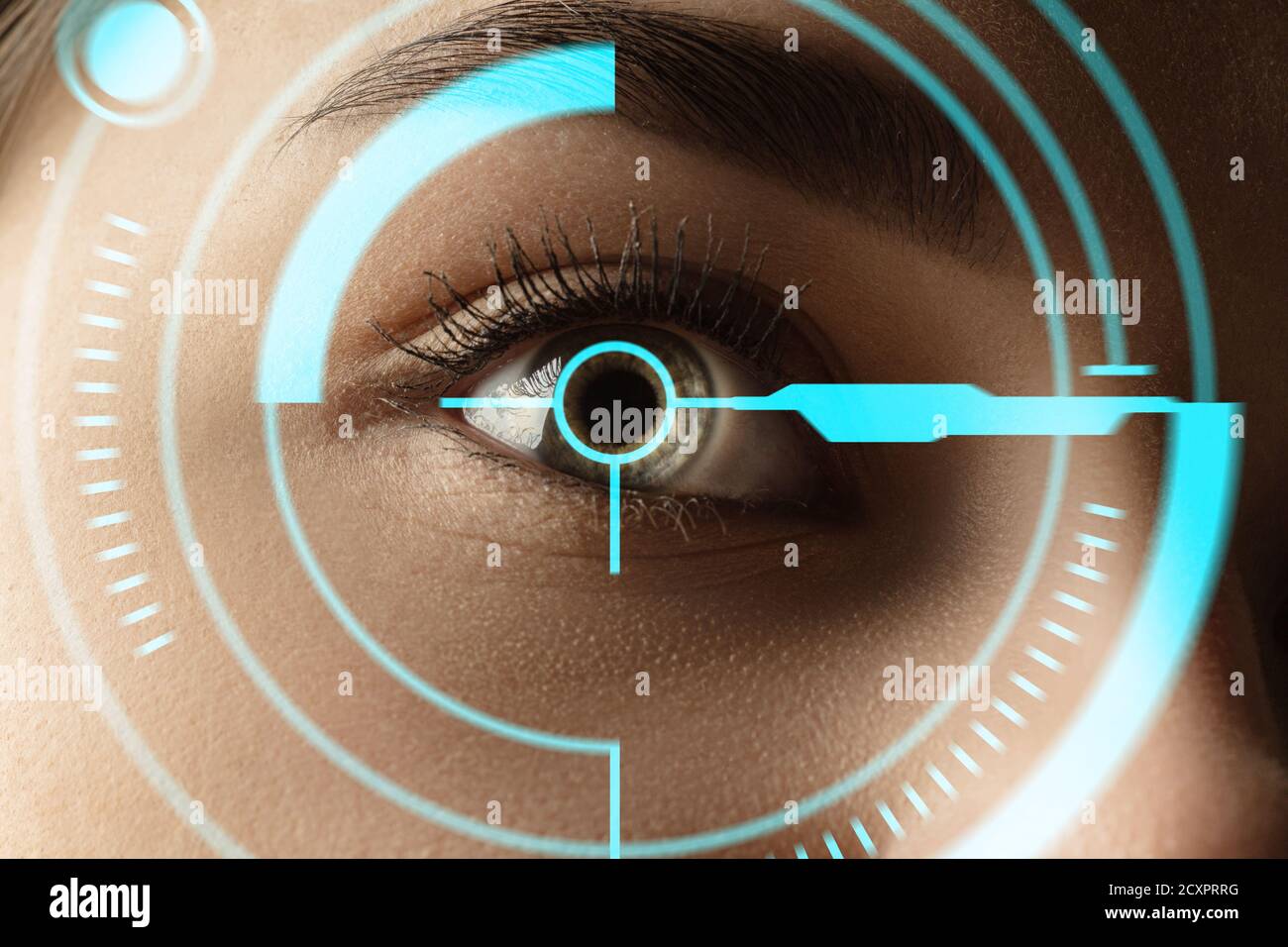 Cyber interface visual hi-res stock photography and images - Alamy
