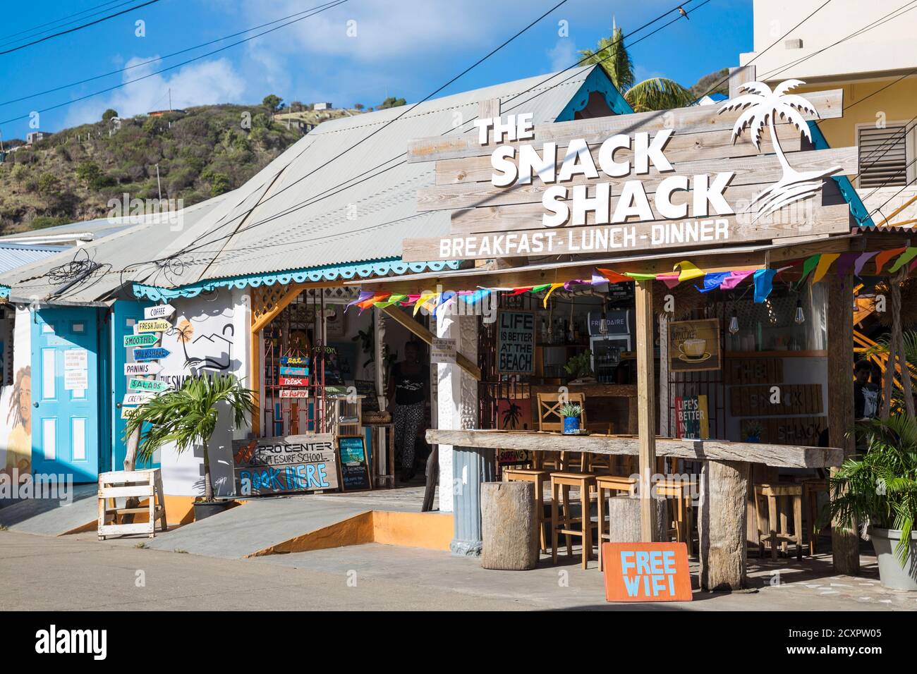 St Vincent and The Grenadines, Union Island, Clifton, The snack shack ...