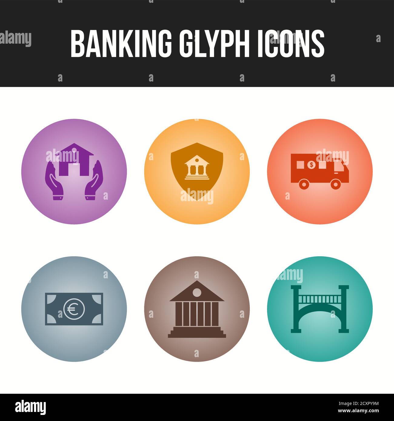 Unique Banking icons for personal and commercial use Stock Vector Image ...