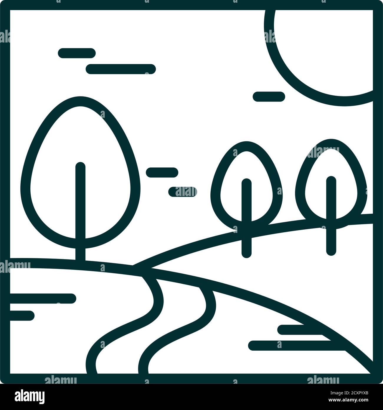 Path trees Stock Vector Images - Alamy