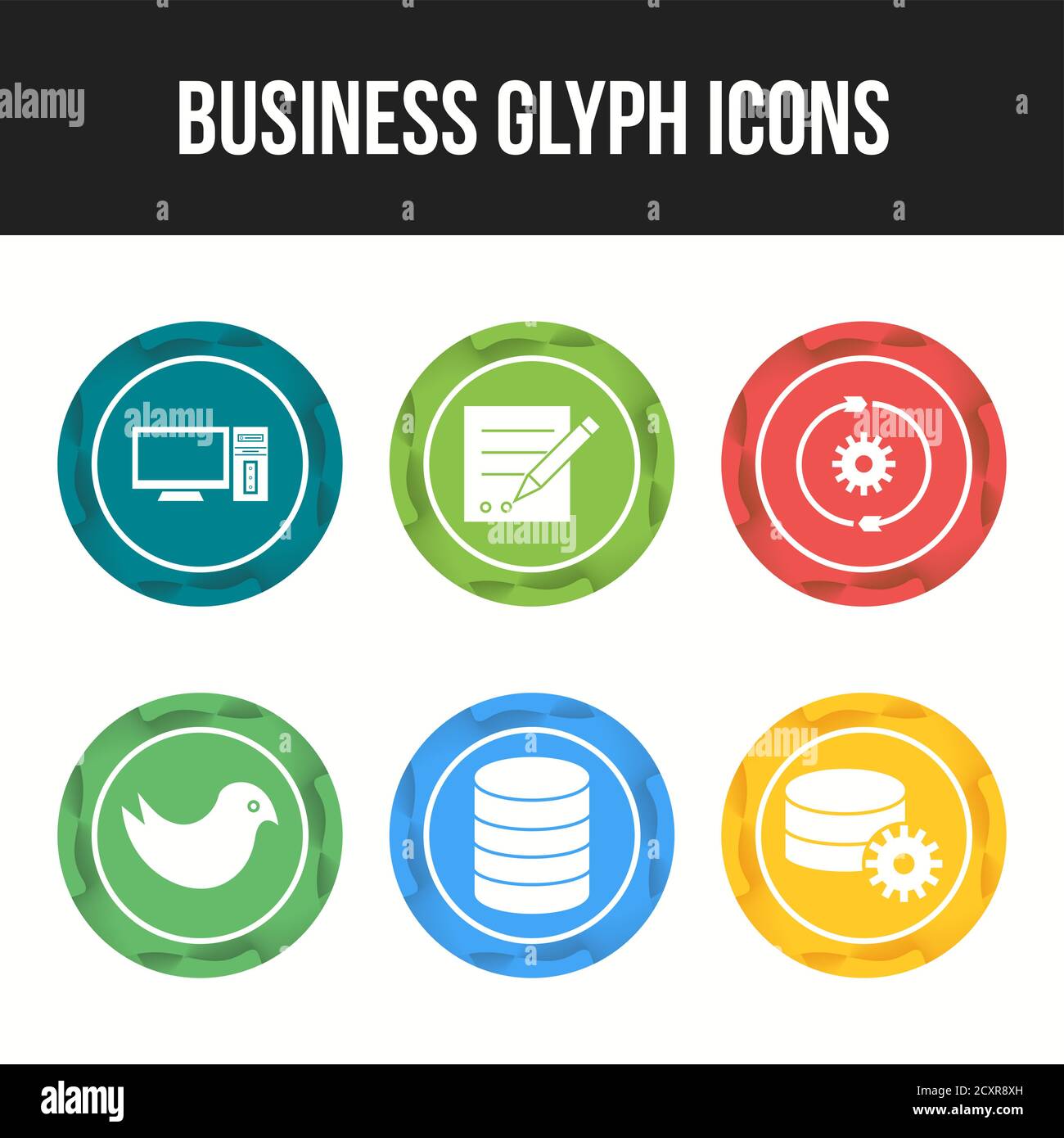 Beautiful Business icons for commercial use Stock Vector Image & Art ...