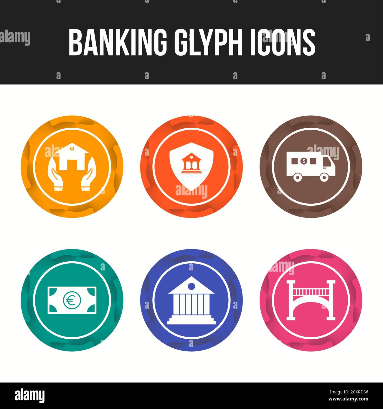 Unique Banking icons for personal and commercial use Stock Vector Image ...