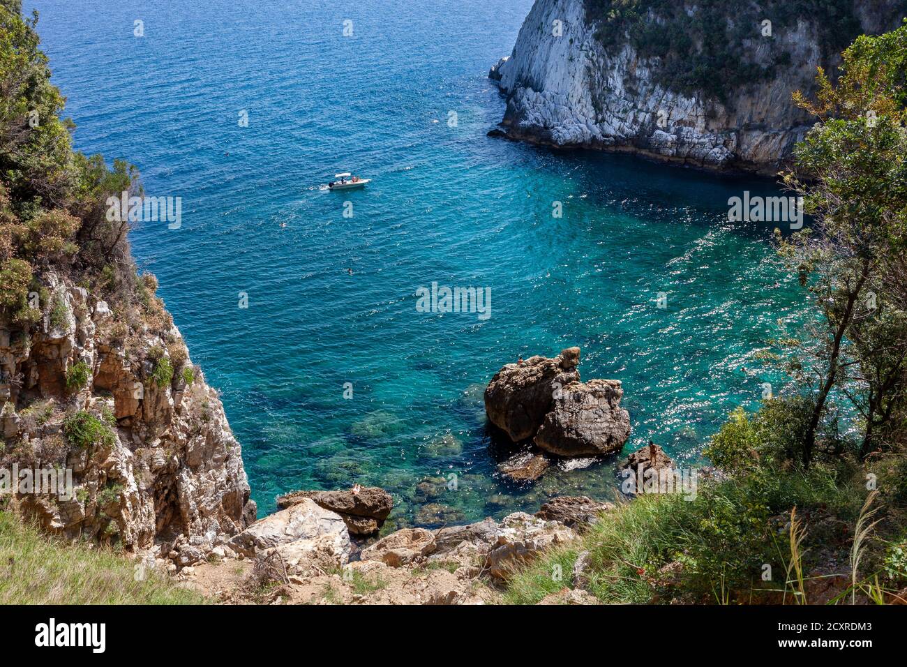 Beaches of Greece, Fakistra beach from above, Pelion mountain, Volos ...