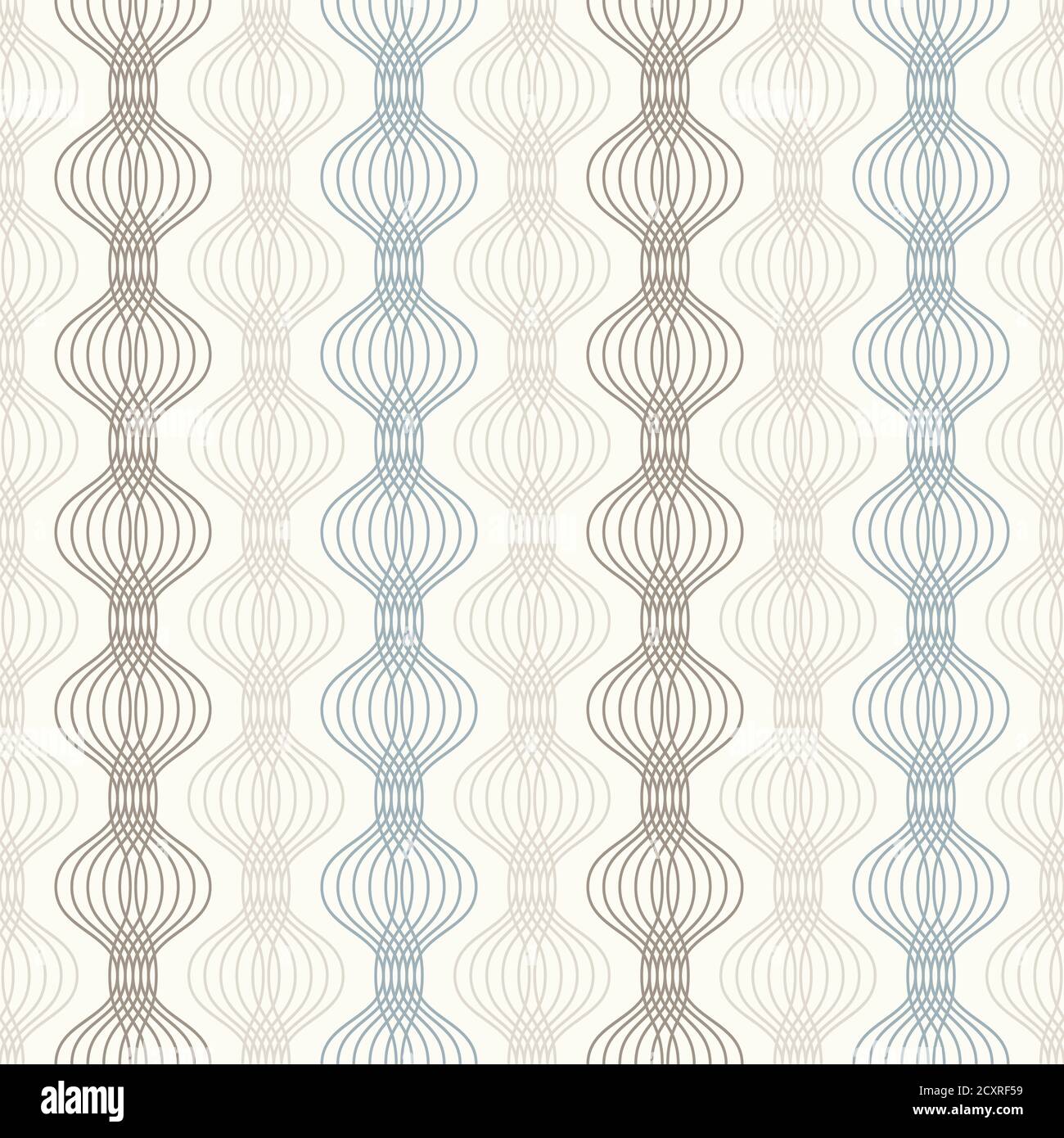 Ogee seamless vector curved pattern, abstract geometric background ...