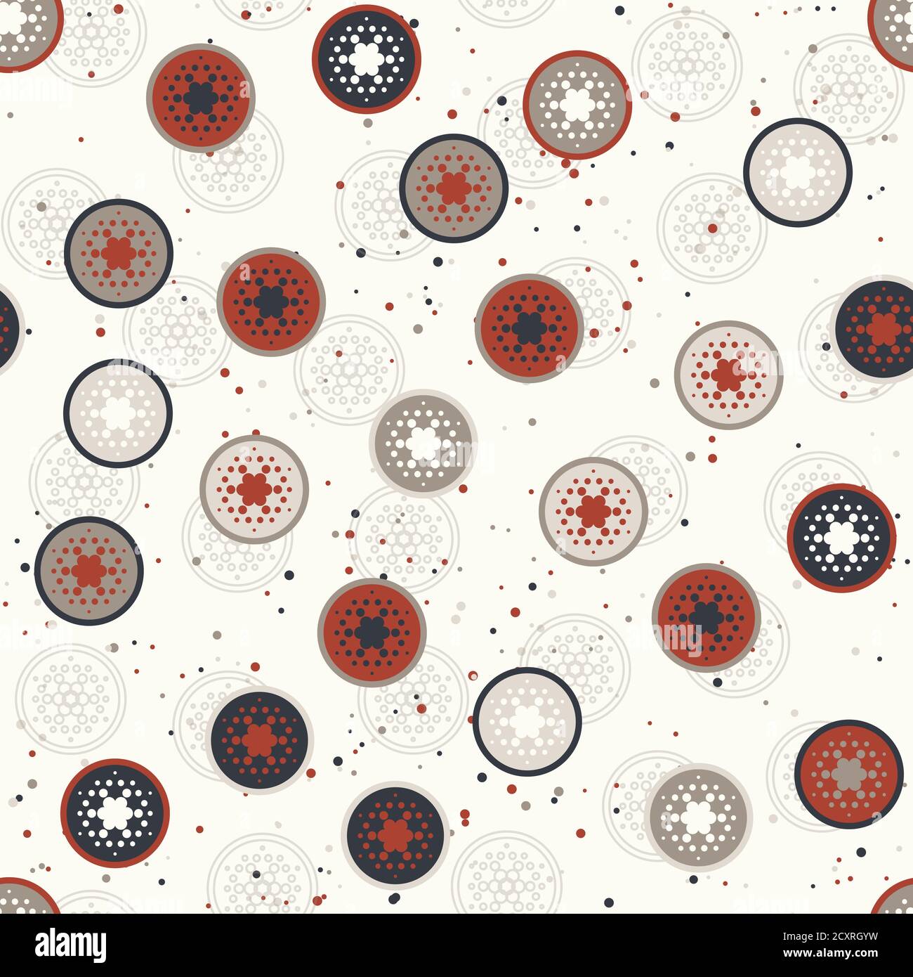 Virus particles spread concept, abstract vector illustration. Seamless ...