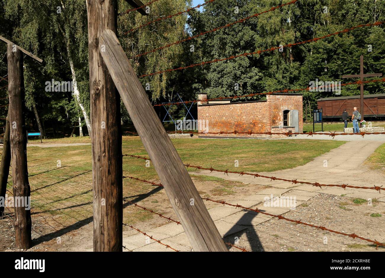 Sztutowo, Poland. 1st Oct, 2020. A view of the former Nazi German ...