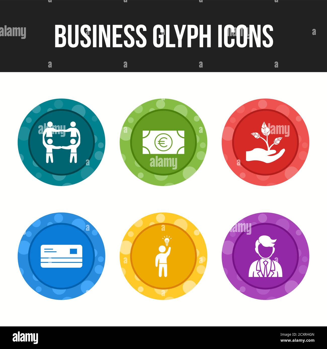 Unique 6 icons for personal and commercial use Stock Vector Image & Art ...