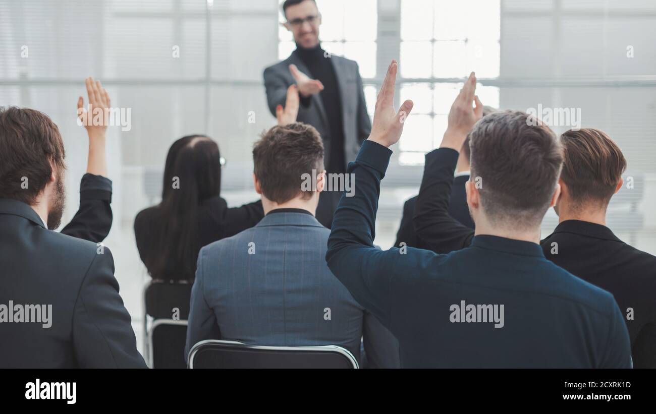 Business people questions teamwork hi-res stock photography and images ...