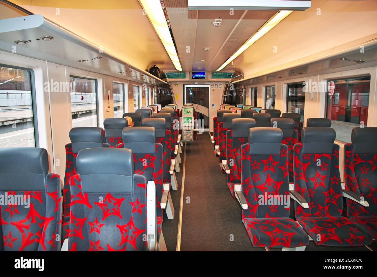 Aeroexpress train moscow hi-res stock photography and images - Alamy