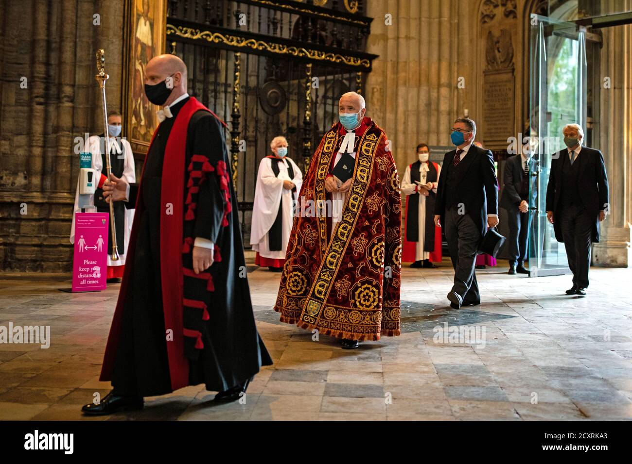 Dean of Westminster, the Very Reverend Dr David Hoyle (second from left ...