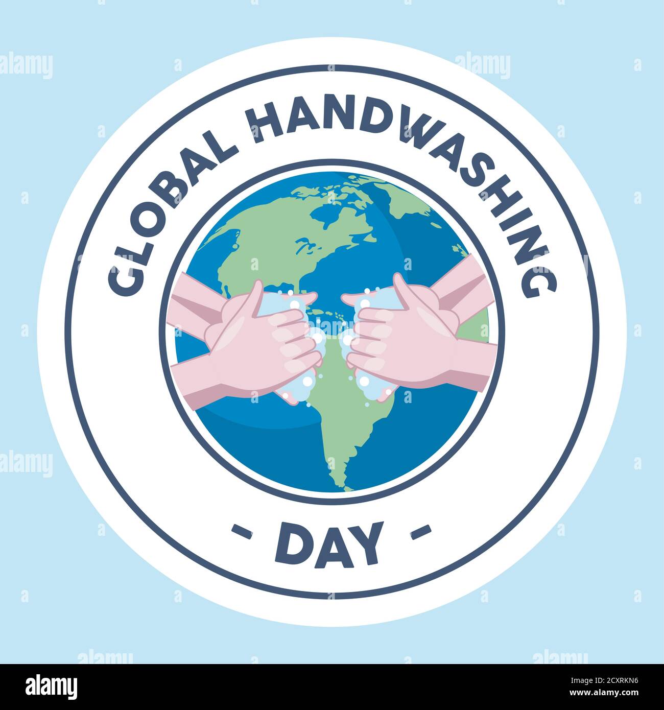 Global handwash day Stock Vector Images - Alamy