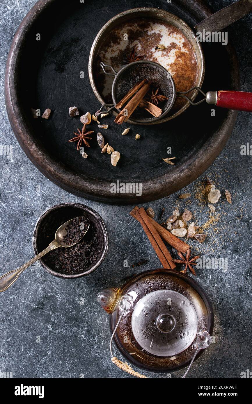 Indian tea tray hi-res stock photography and images - Alamy