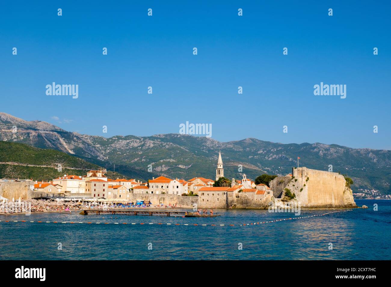 Beach on coast old budva hi-res stock photography and images - Alamy