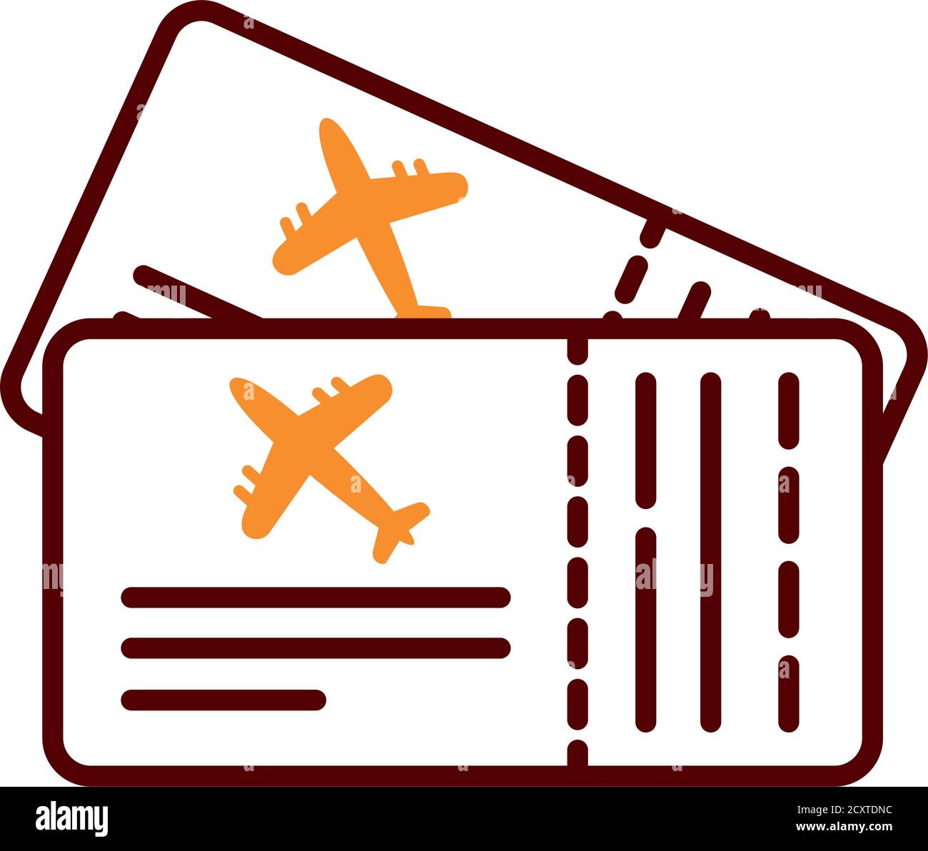 Traveler passes Stock Vector Images - Alamy