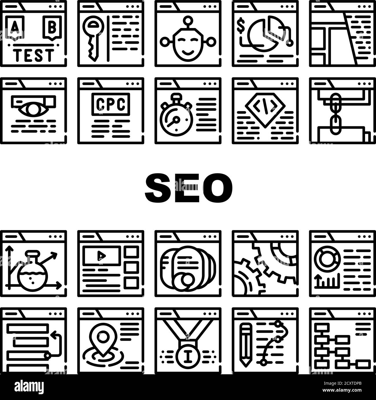 Cpc collection Stock Vector Images - Alamy