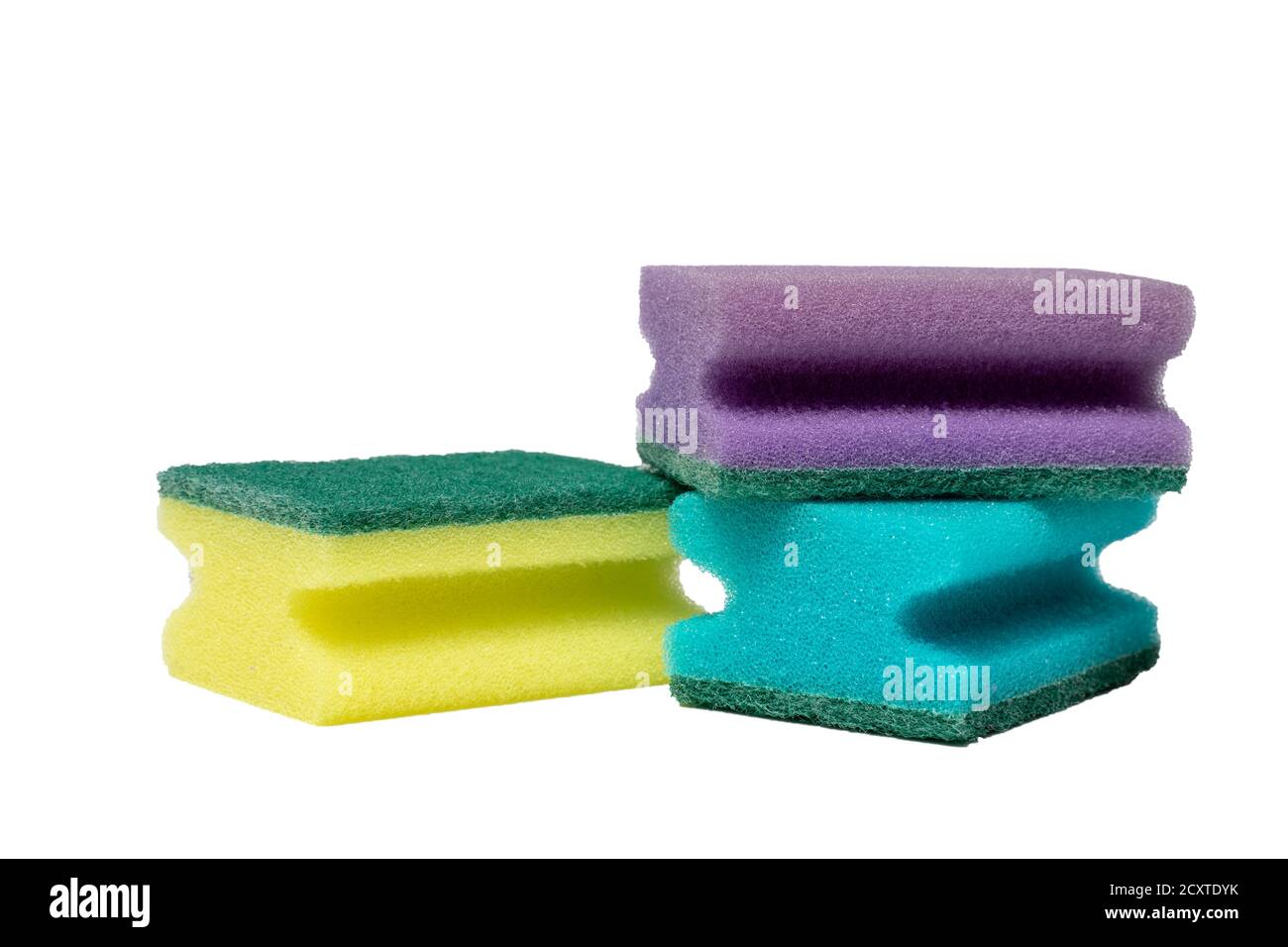 Group multi colored sponges hi-res stock photography and images - Alamy