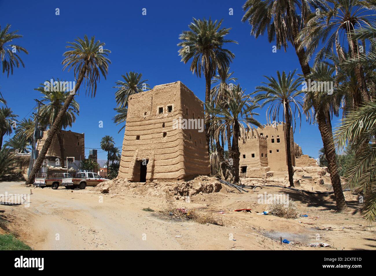 The arab village close Najran, Asir region, Saudi Arabia Stock Photo ...