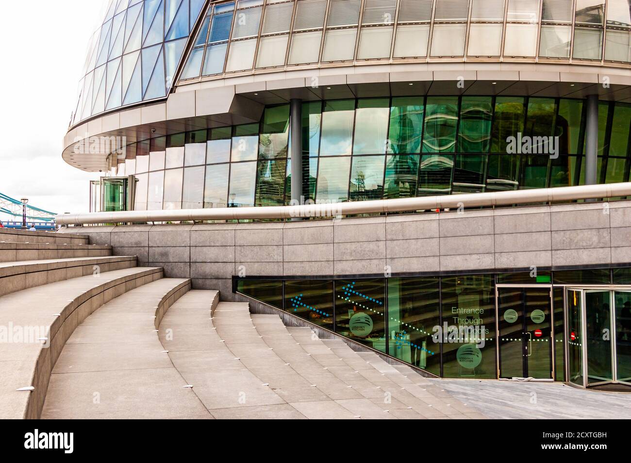 London, United Kingdom - September 14, 2017: Modern exterior design of ...