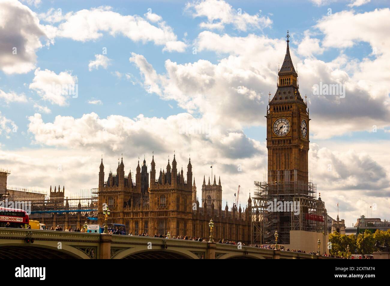 London, United Kingdom - September 14, 2017: Famous cityscape view of ...