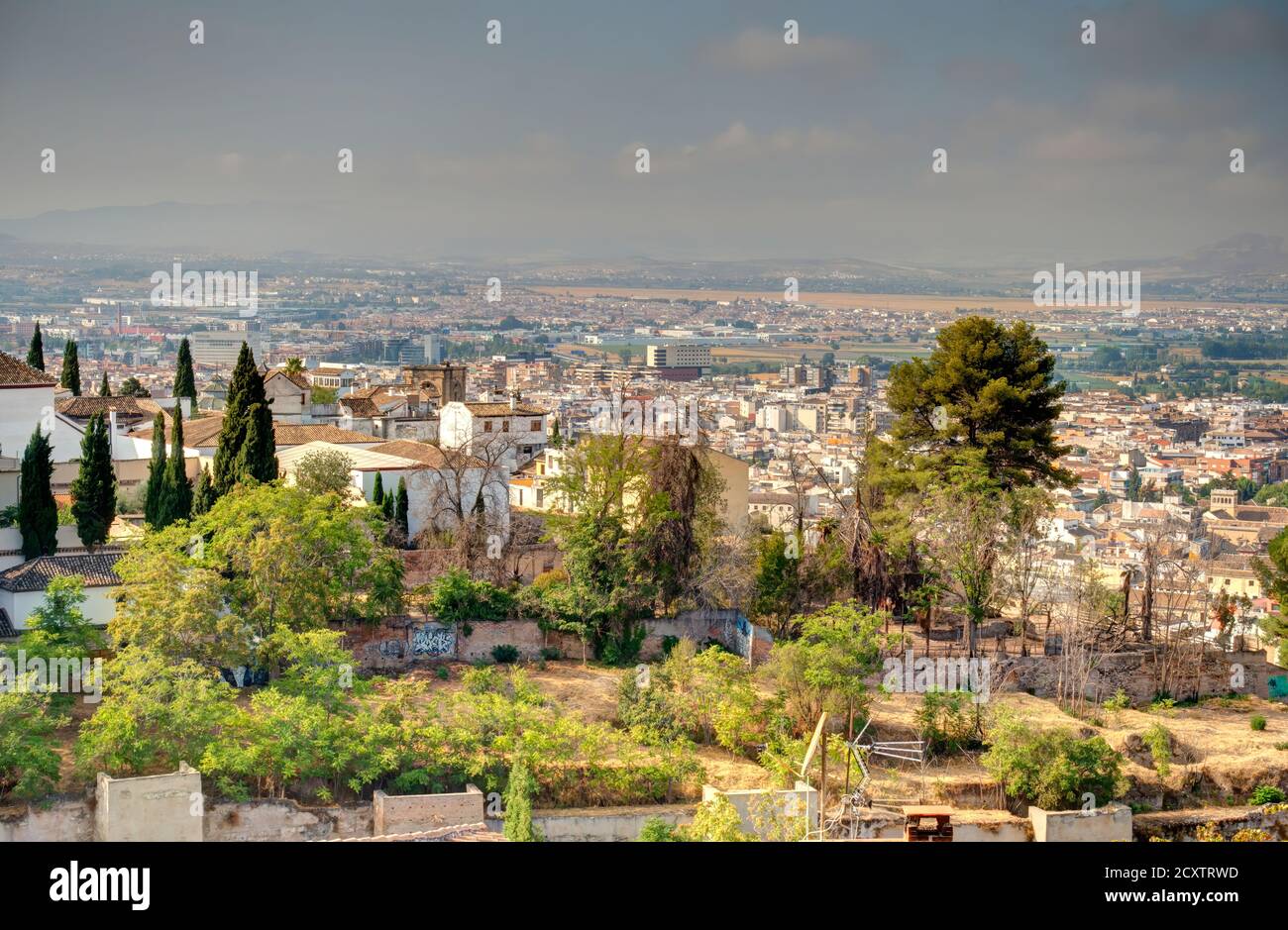 Granada landmarks, Spain Stock Photo - Alamy