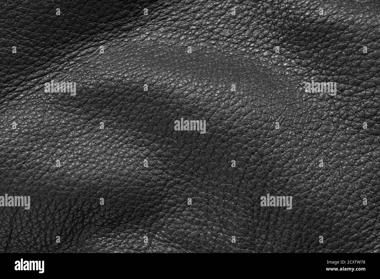 Black leather background. Deer nappa leather Stock Photo - Alamy