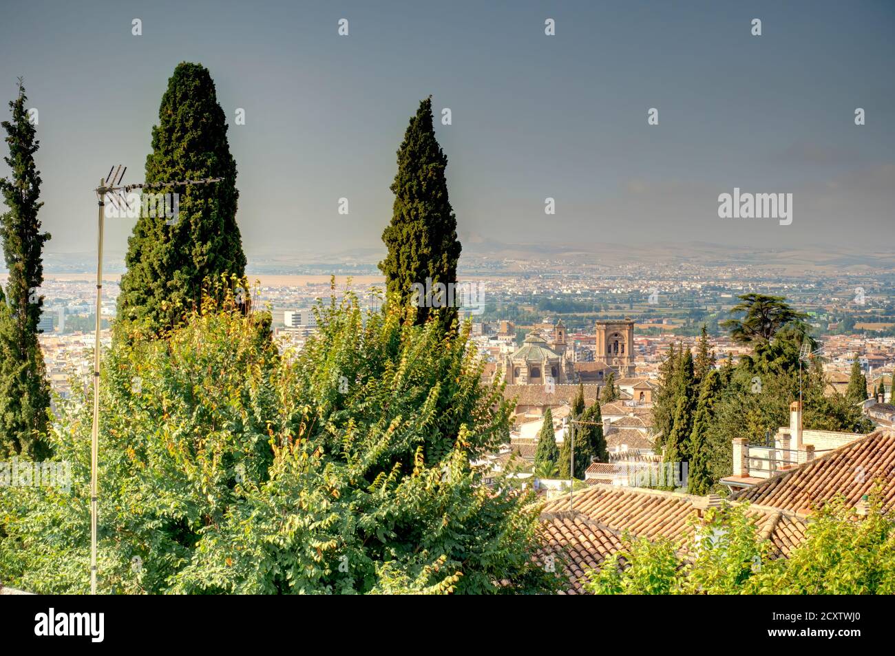 Granada landmarks, Spain Stock Photo - Alamy