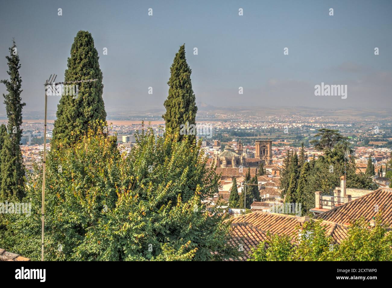 Granada landmarks, Spain Stock Photo - Alamy