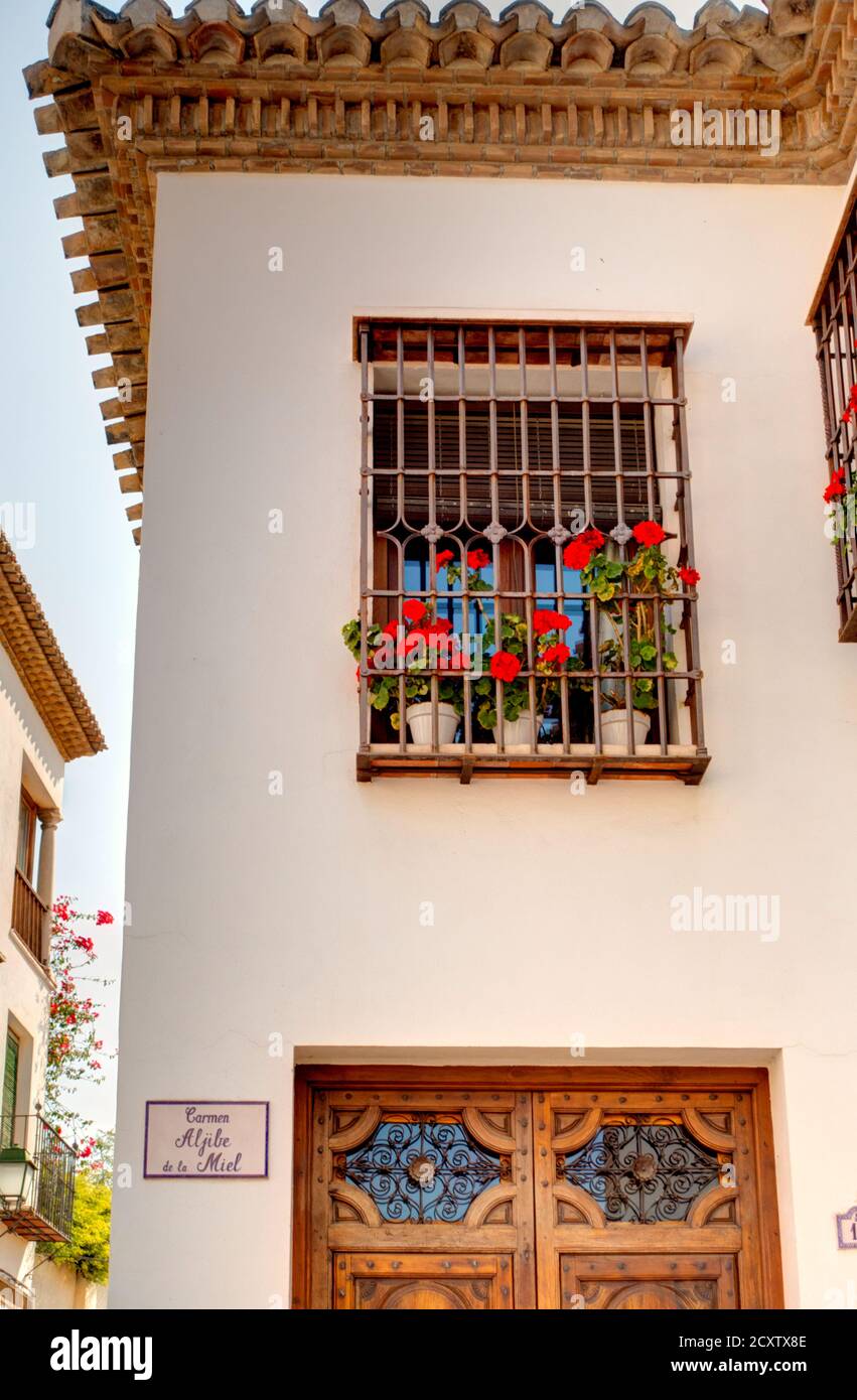 Granada landmarks, Spain Stock Photo - Alamy
