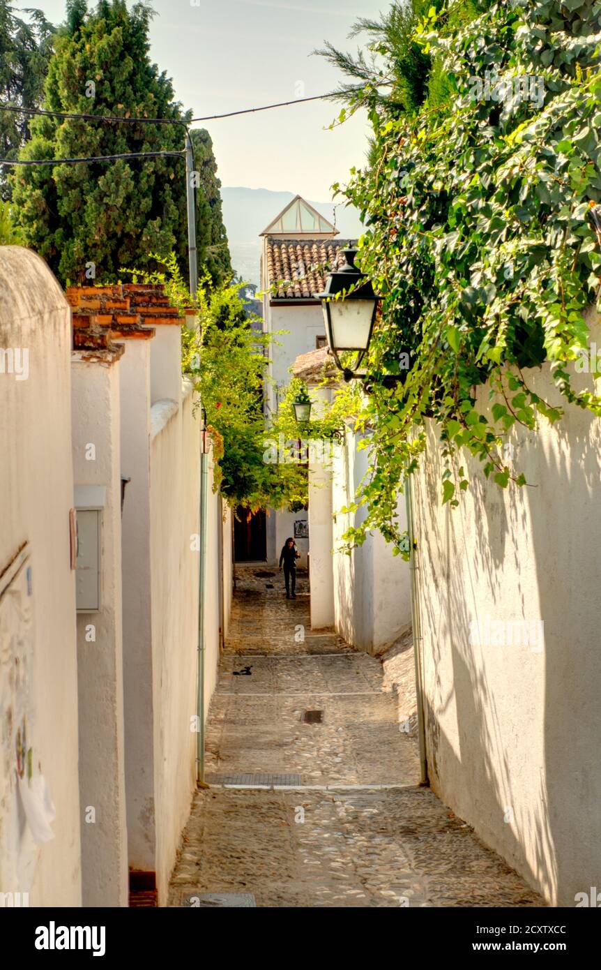 Granada landmarks, Spain Stock Photo - Alamy