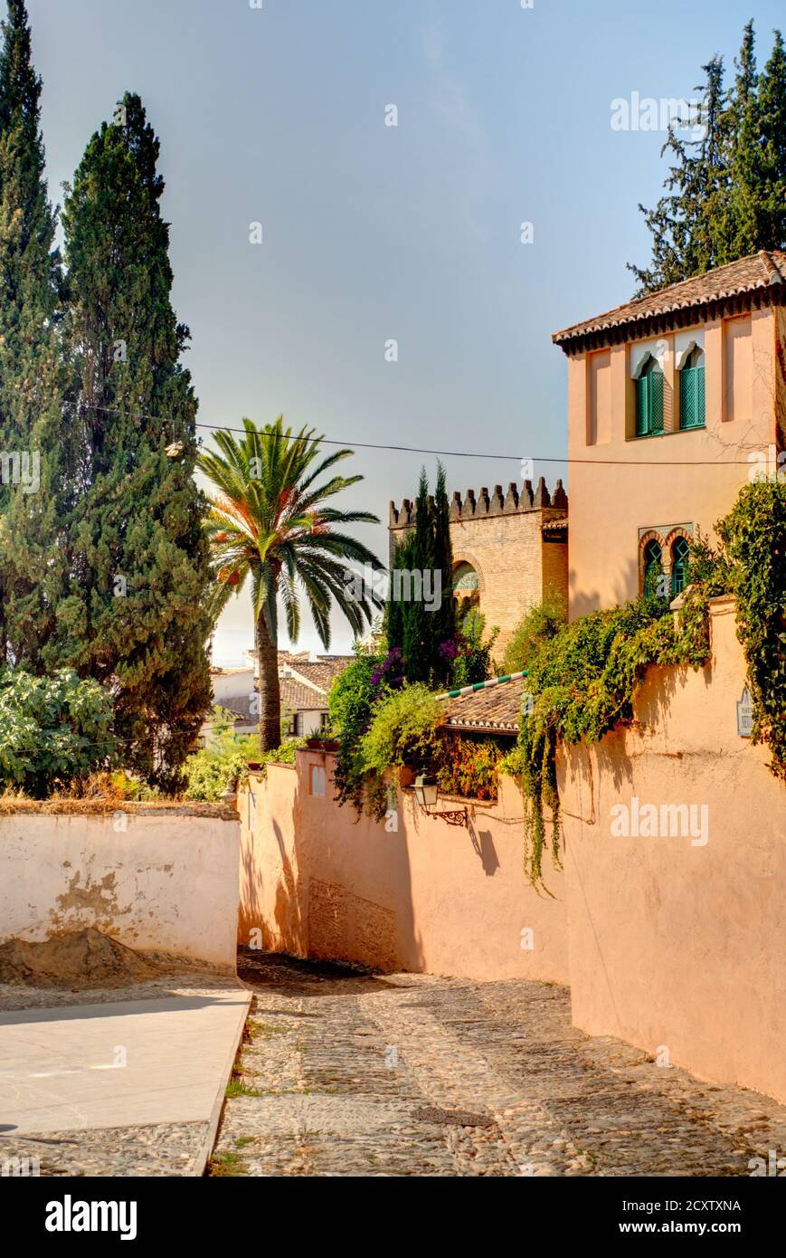 Granada landmarks, Spain Stock Photo - Alamy