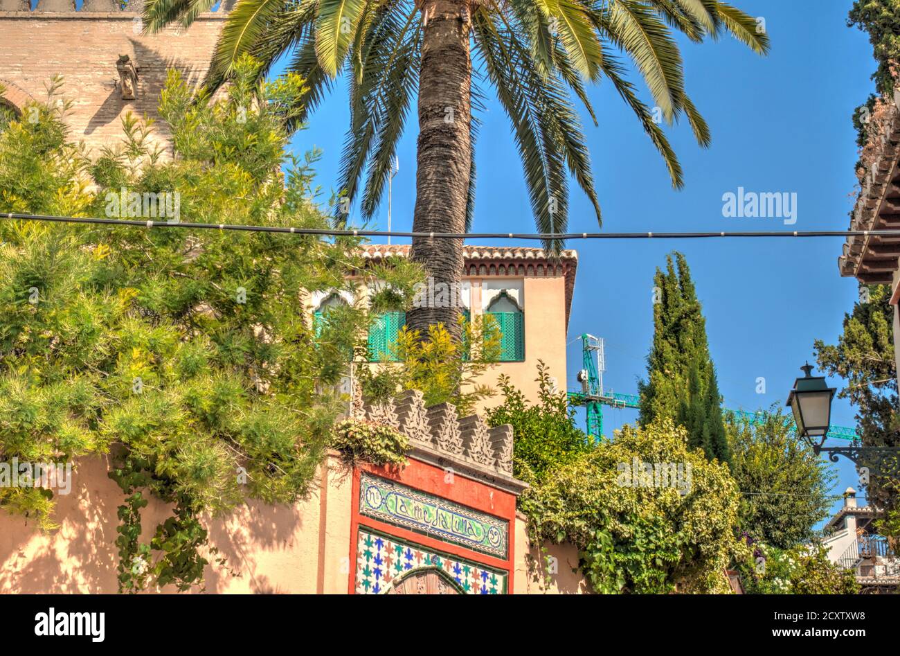 Granada landmarks, Spain Stock Photo - Alamy