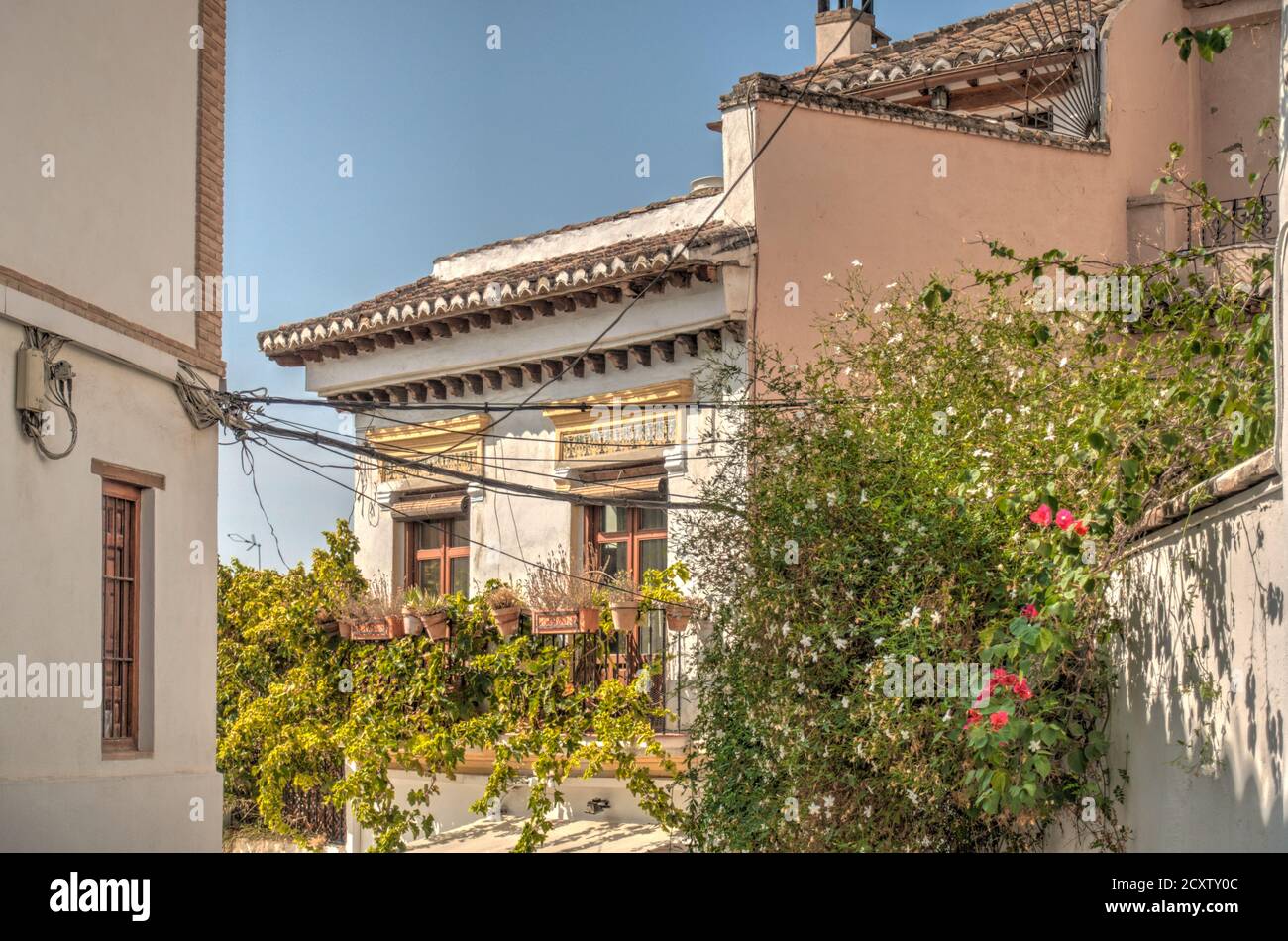 Granada landmarks, Spain Stock Photo - Alamy