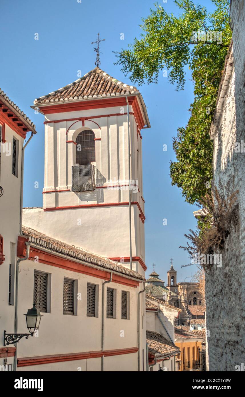 Granada landmarks, Spain Stock Photo - Alamy