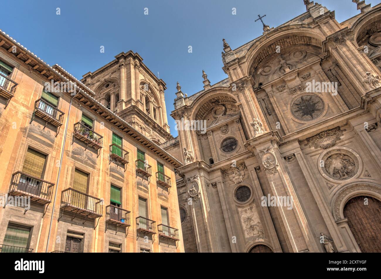 Granada landmarks, Spain Stock Photo - Alamy