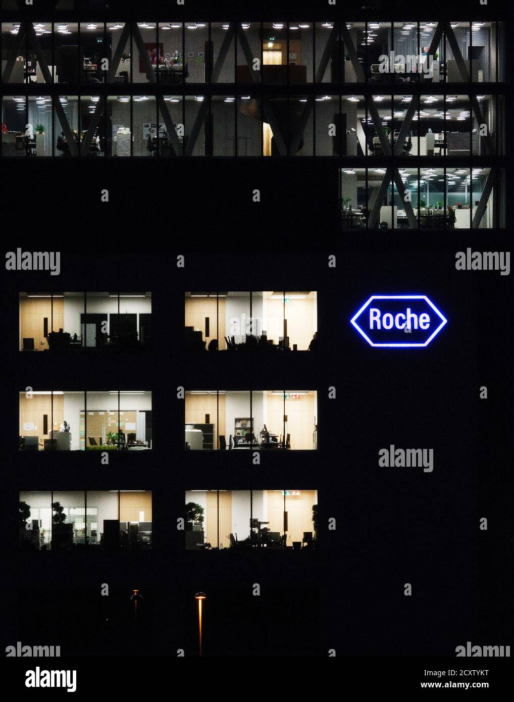 Roche pharmaceutical building hi-res stock photography and images - Alamy