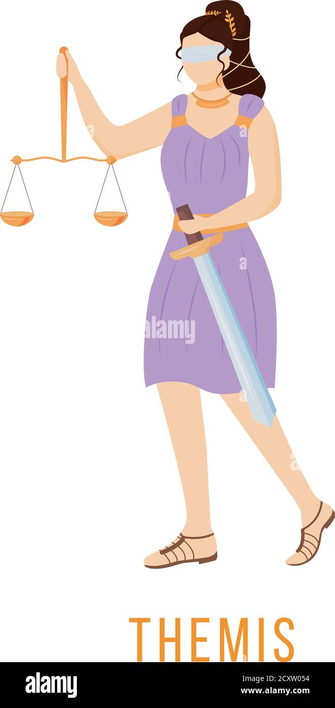 Themis flat vector illustration Stock Vector Image & Art - Alamy