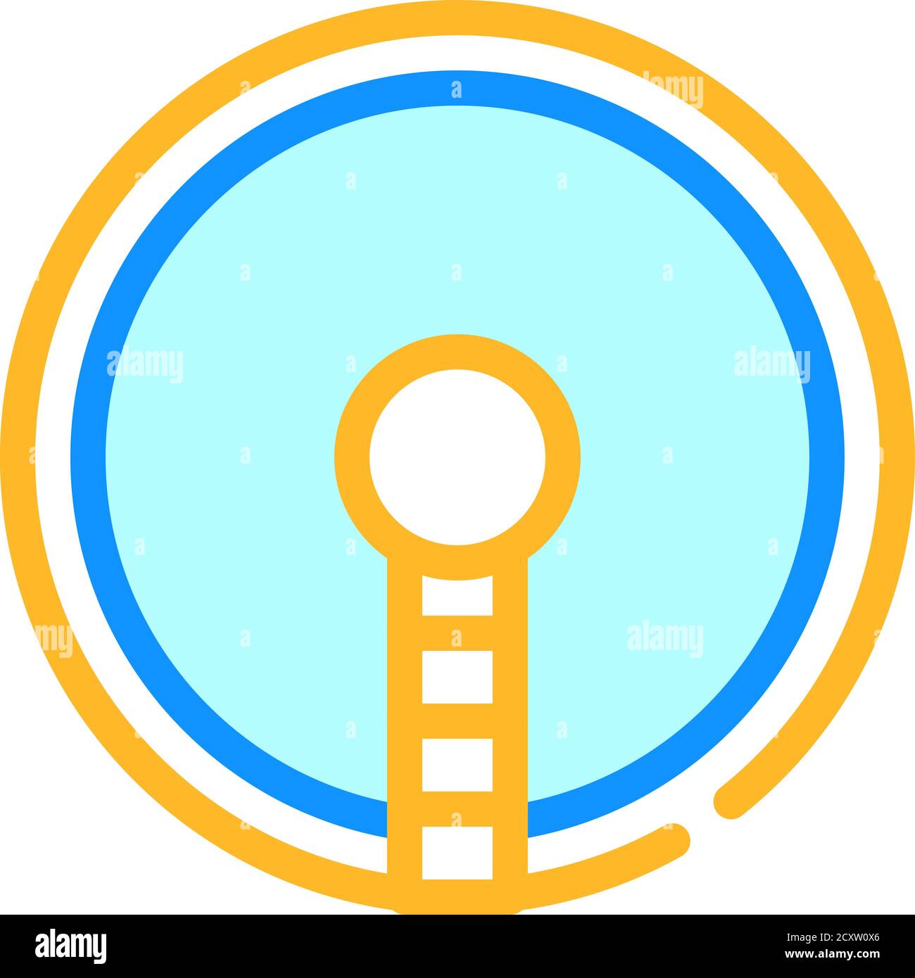 sewage treatment plant color icon vector illustration Stock Vector ...
