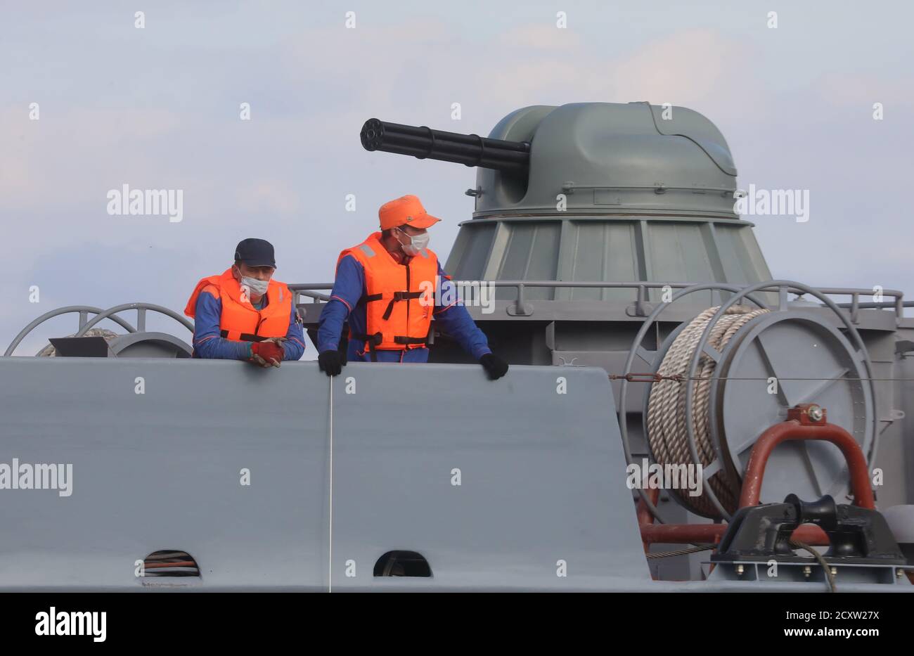 September 30, 2020. - Russia, Saint Petersburg. - The 'Georgy Kurbatov ...