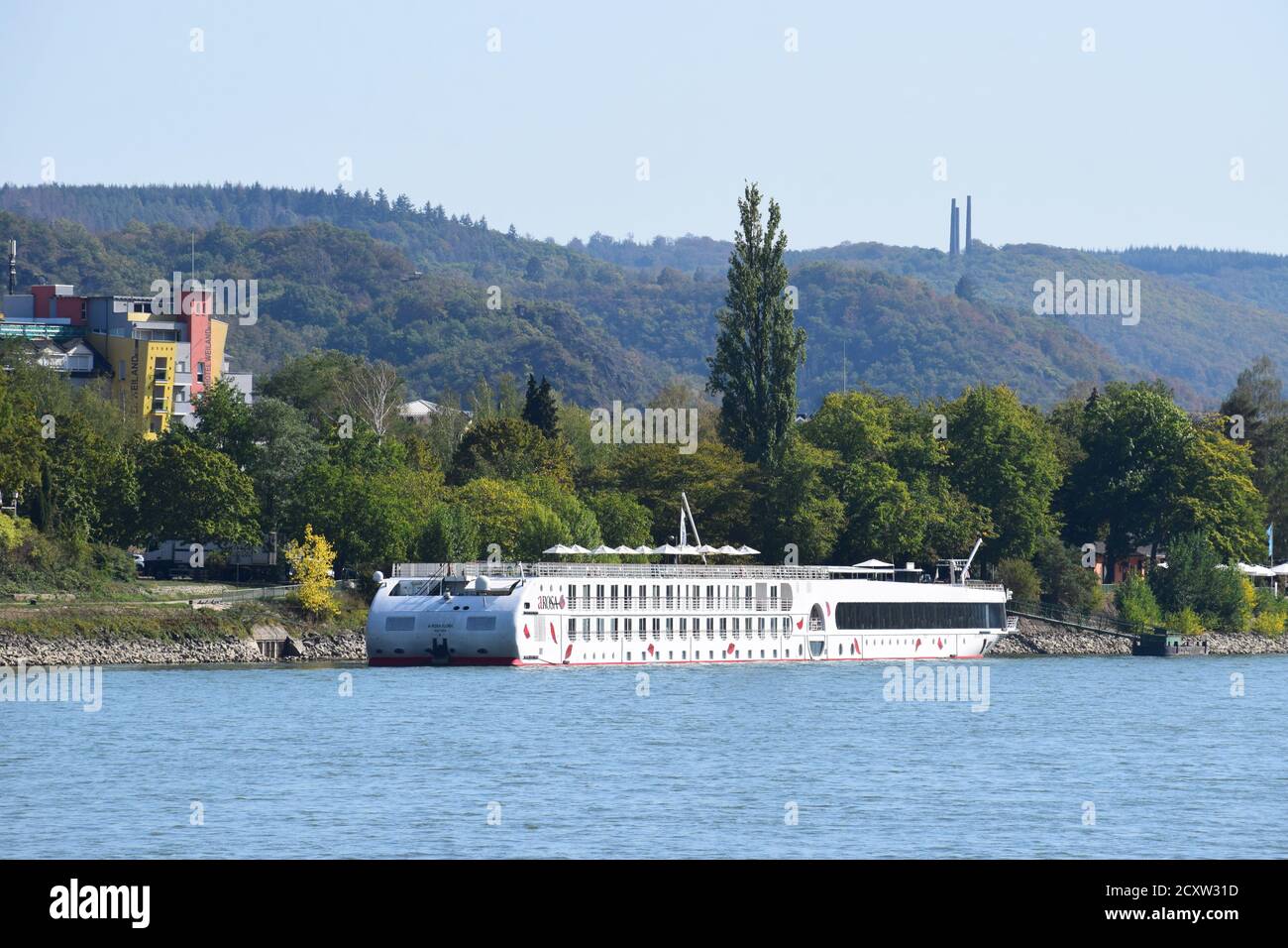 waterfront of Lahnstein Stock Photo - Alamy