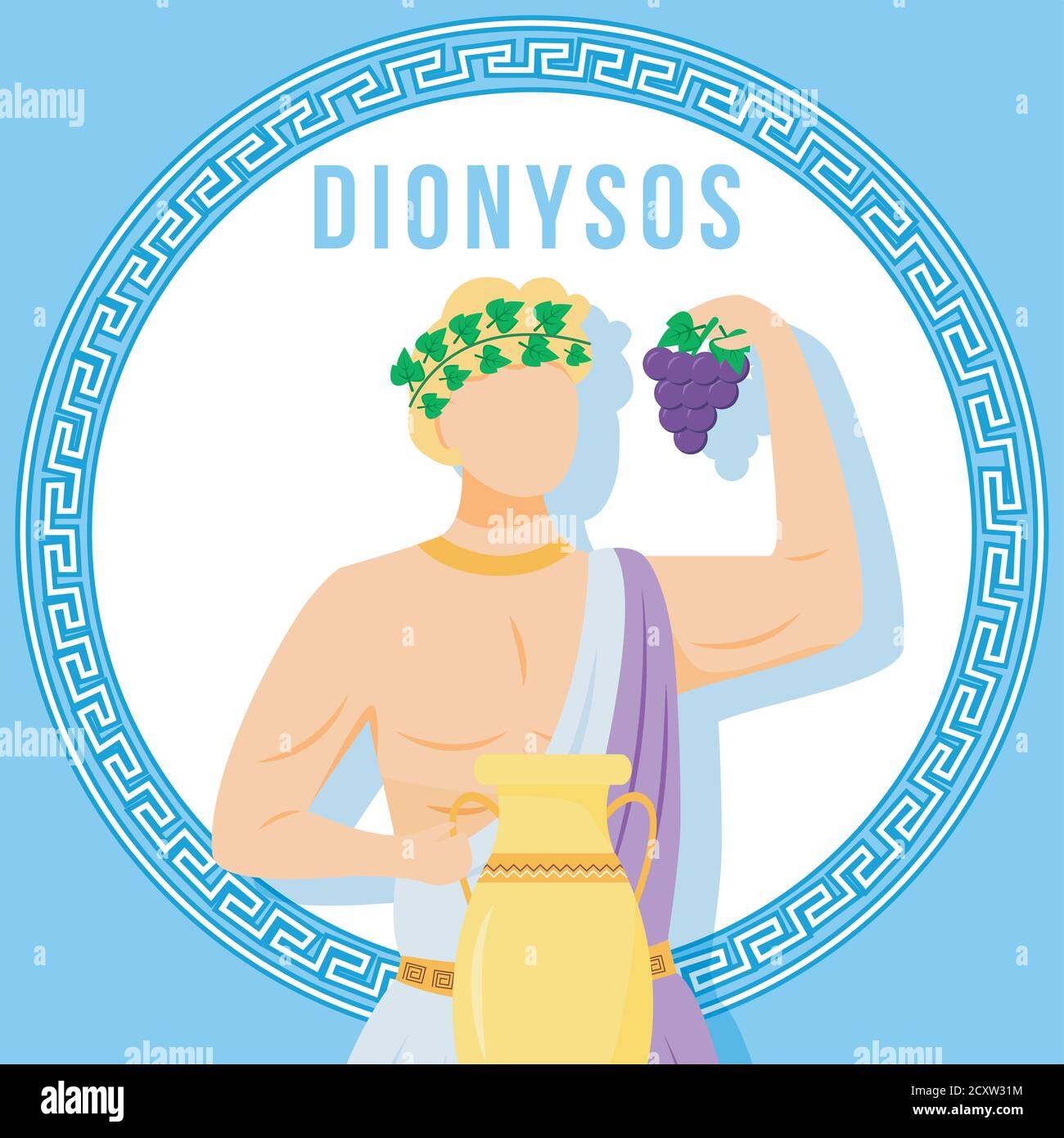 Dionysos bacchus Stock Vector Images - Alamy