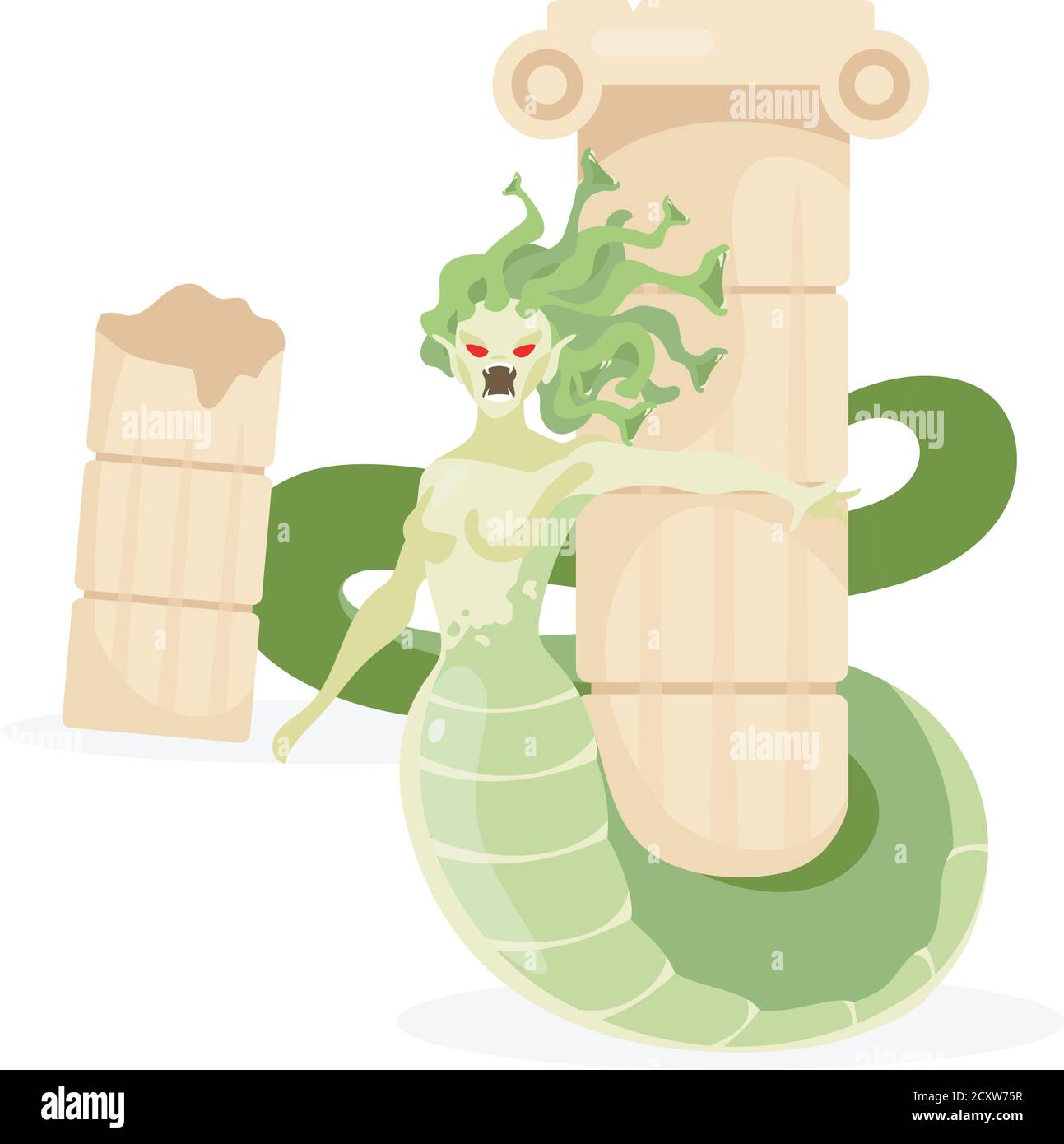 Medusa gorgon Cut Out Stock Images & Pictures - Alamy