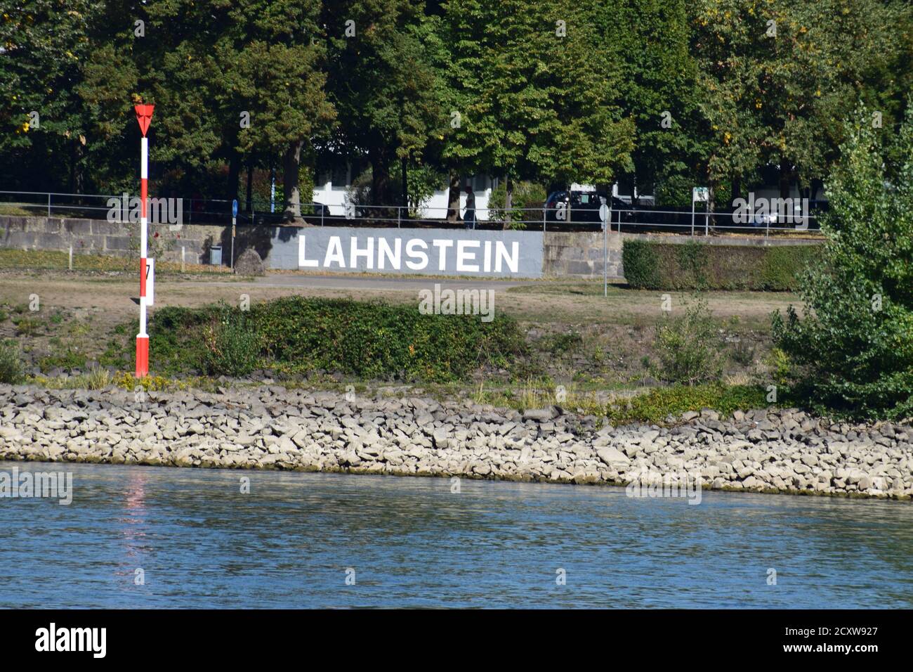 waterfront of Lahnstein Stock Photo - Alamy