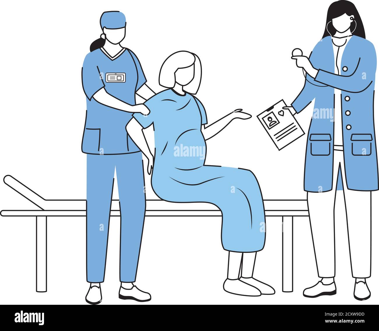 Labor And Delivery Nurse Cartoon