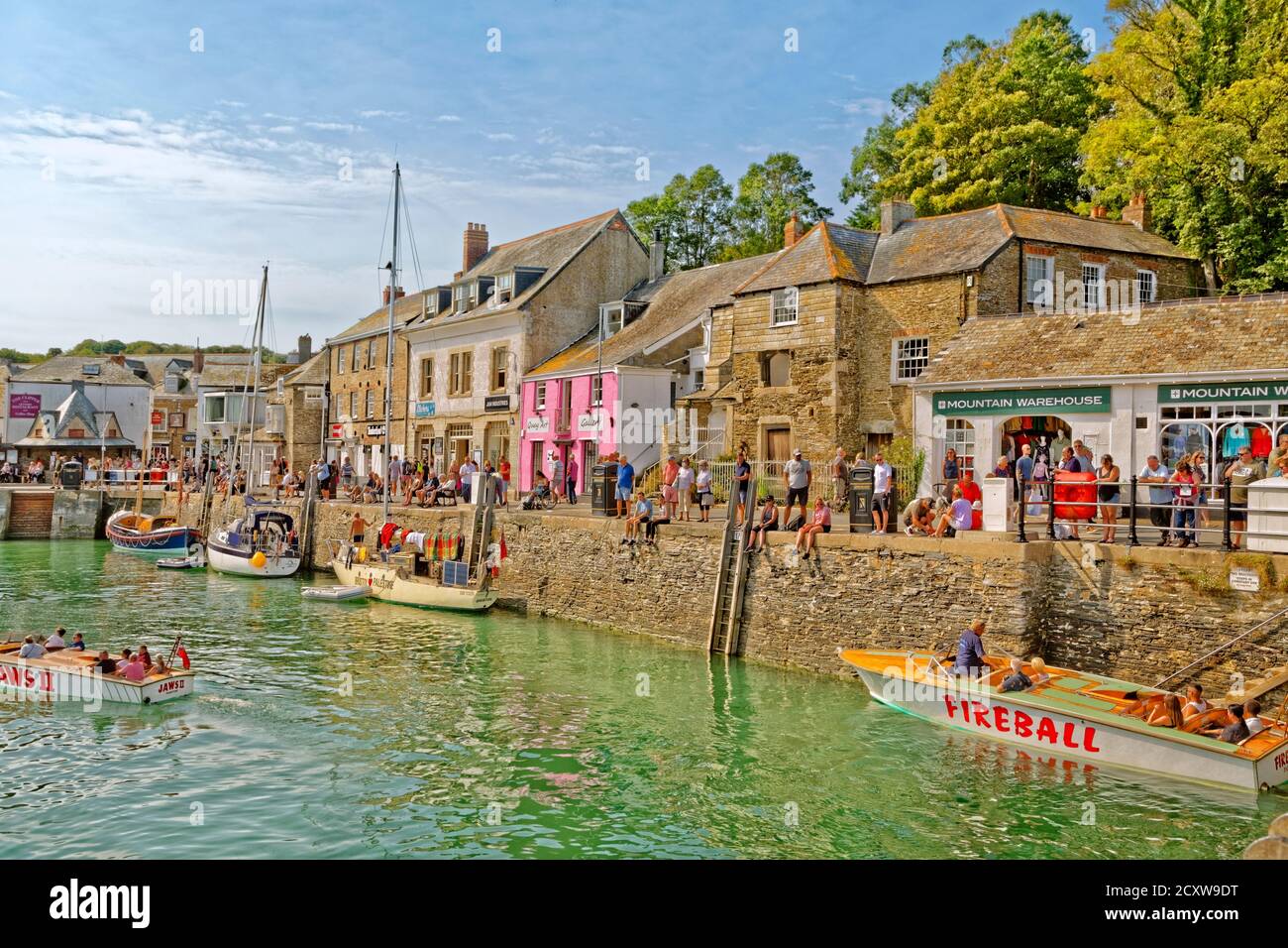 Padstow harbour, North Cornwall, England Stock Photo - Alamy