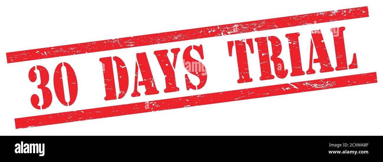 30 days trial stamp hi-res stock photography and images - Alamy