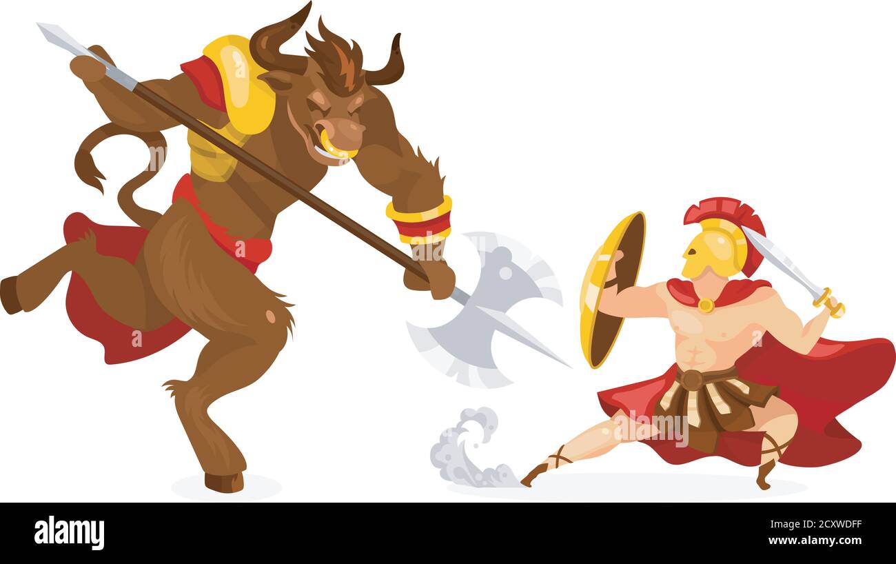 Theseus And The Minotaur For Kids