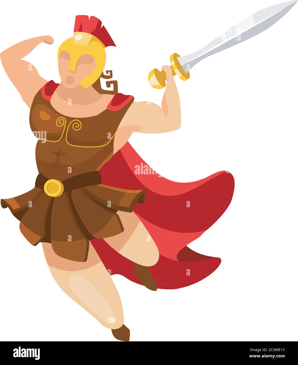 Hercules flat vector illustration Stock Vector Image & Art - Alamy